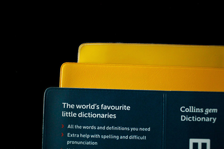 Dictionary covers in PVC, printed covers for Dictionaries - Zeta Srl