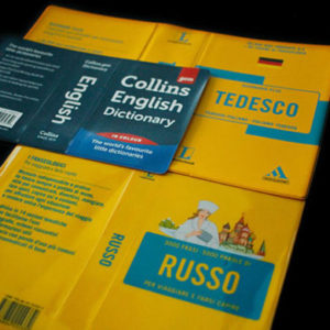 Dictionary covers in PVC, printed covers for Dictionaries - Zeta Srl